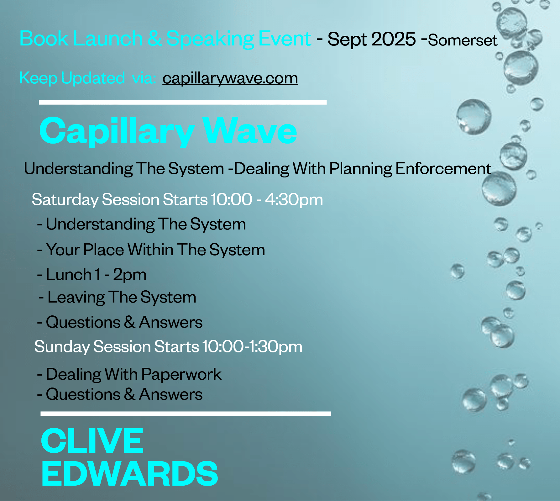 mel clarke – The Capillary Wave